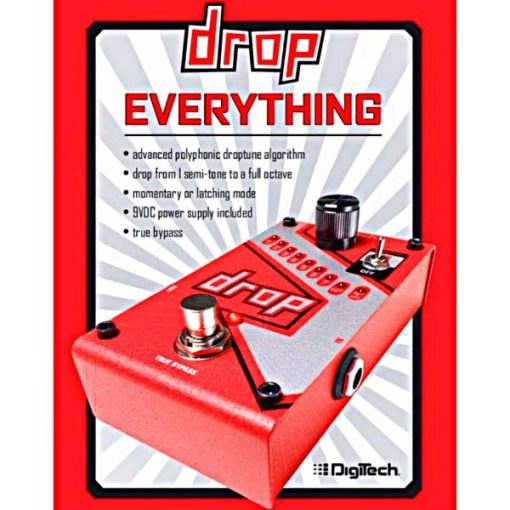 Pedal Digitech DROP control de Tono y Pitch - La Casa del Músico