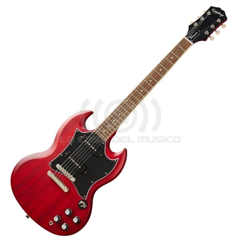 Guitarra eléctrica Epiphone SG Classic Worn P90s - Worn Cherry - La ...