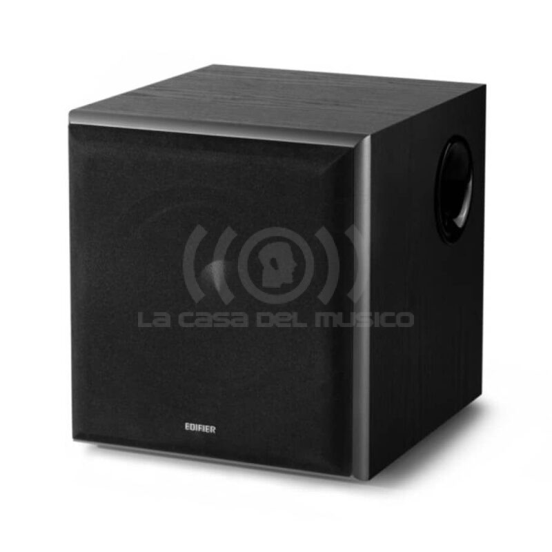 EDIFIER T5 SUBWOOFER 8″ PULGADAS 70 WATTS AMPLIFICADO (NEGRO) - La Casa ...